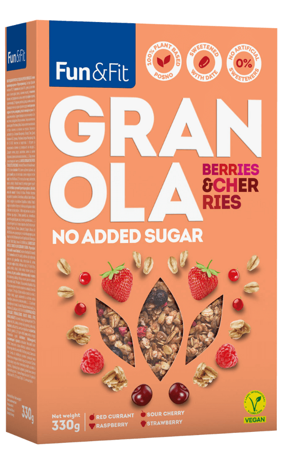 Granola crveno voće - Fun&Fit